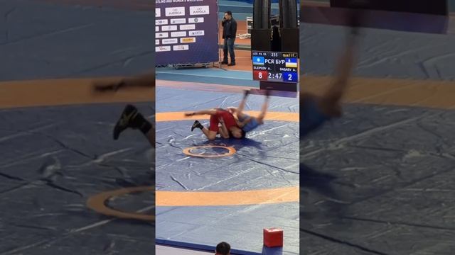61 кг квалификация Артем Слепцов-Дагаев #вольнаяборьба