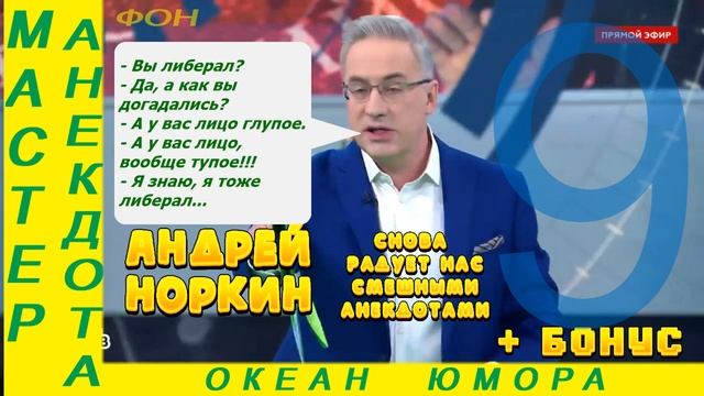 Норкин и его анекдоты: смех - лучшее лекарство! №9! Подборка Смешных  Анекдотов!