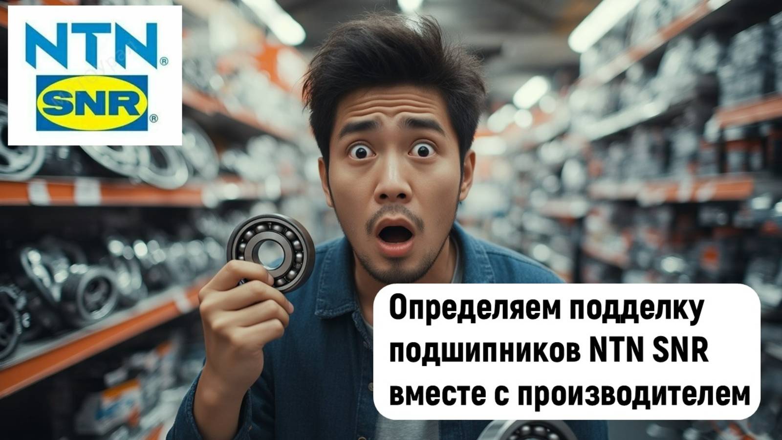 И снова подделка подшипников NTN SNR. Особые приметы