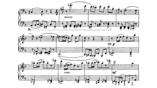 Сергей Слонимский / Sergey Slonimsky: Прелюдия и фуга фа мажор  (Prelude & Fugue in F major)