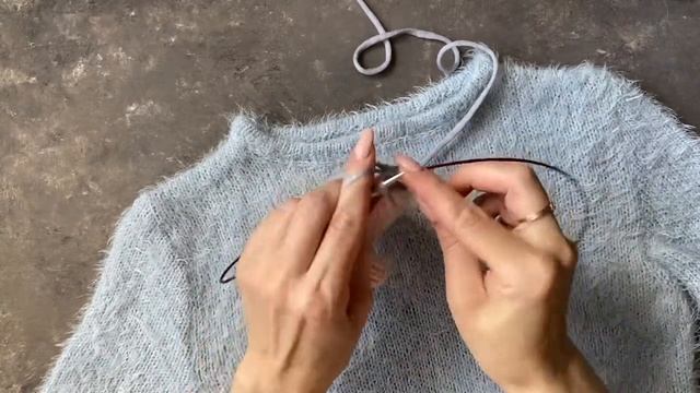 Обработка горловины изделия