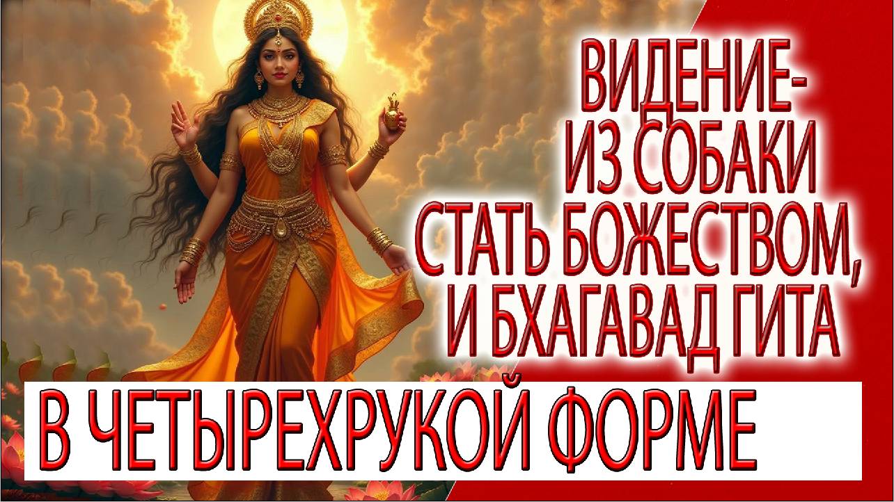 Видение - Из собаки в Божество, и величие четырнадцатой главы Бхагавад Гиты!