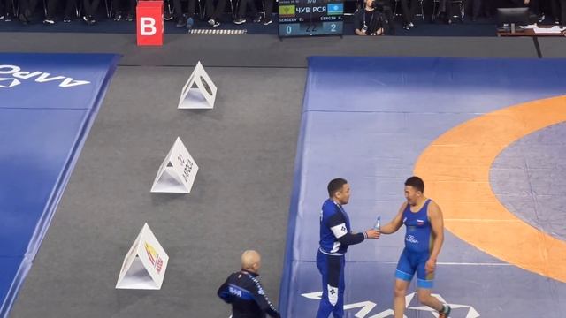 Кубок Ивана Ярыгина 2024г 1/8 финала 92кг Сергеев - Сергин