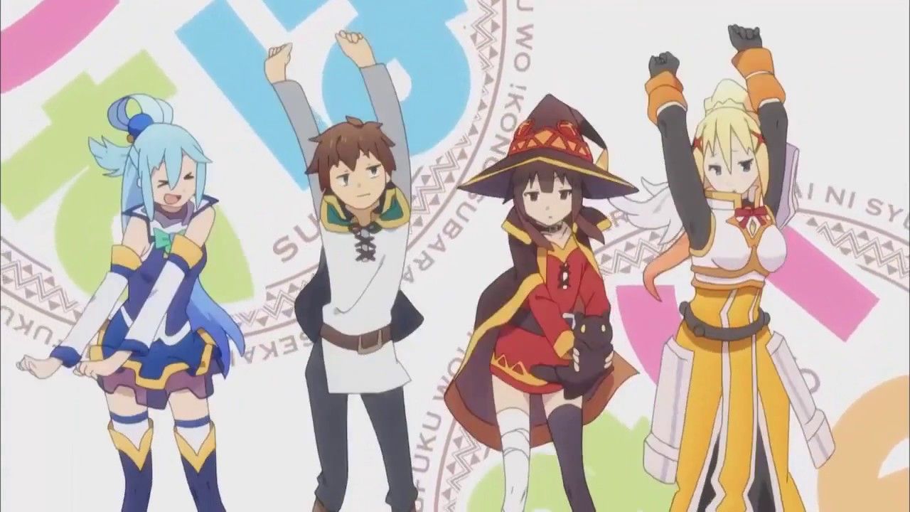 Этот замечательный мир 2.Опенинг.Konosuba 2 OP.Kono Subarashii Sekai ni Shukufuku.Opening