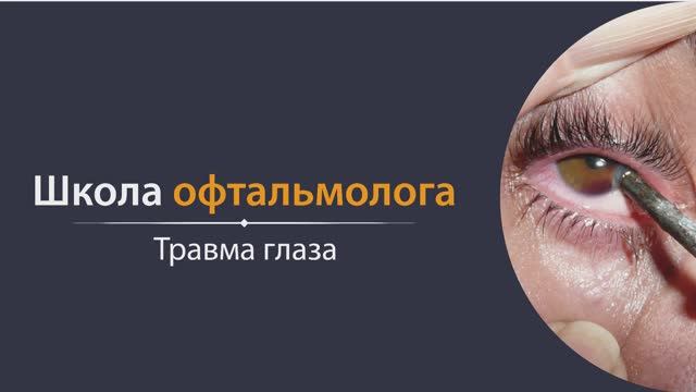 Школа офтальмолога. Травма глаза