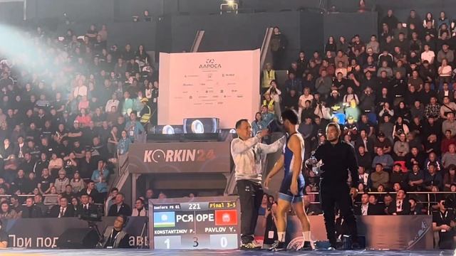 57кг за бронзу. Яков Павлов (Оренбург) - Петр Константинов (Саха)