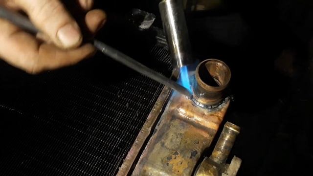 Простая пайка радиатора ВАЗ 2106