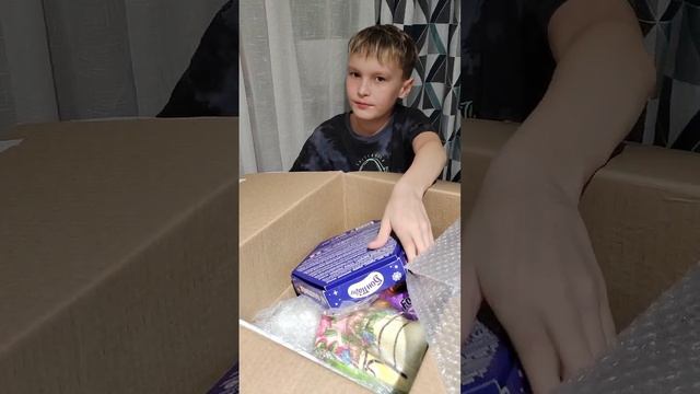 распаковка подарков бабушки