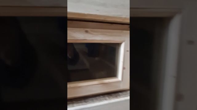 Установка окон в бане. Часть 3.