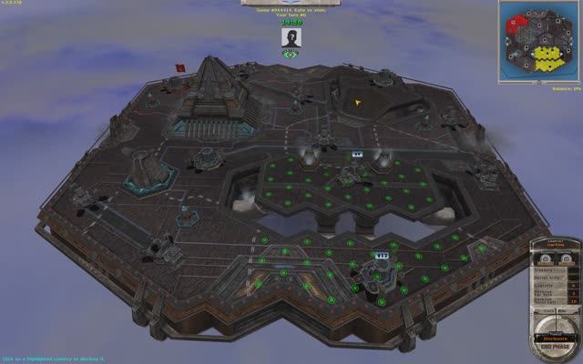 Massive Assault Network 2 (TBS game): map Station Thunder, playing on Linux (Lutris, Wine, Conty)
