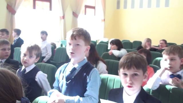 29.03.2017, Московская обл., г. Одинцово, лицей № 6, "Прощание с букварем" у 1 "Б".