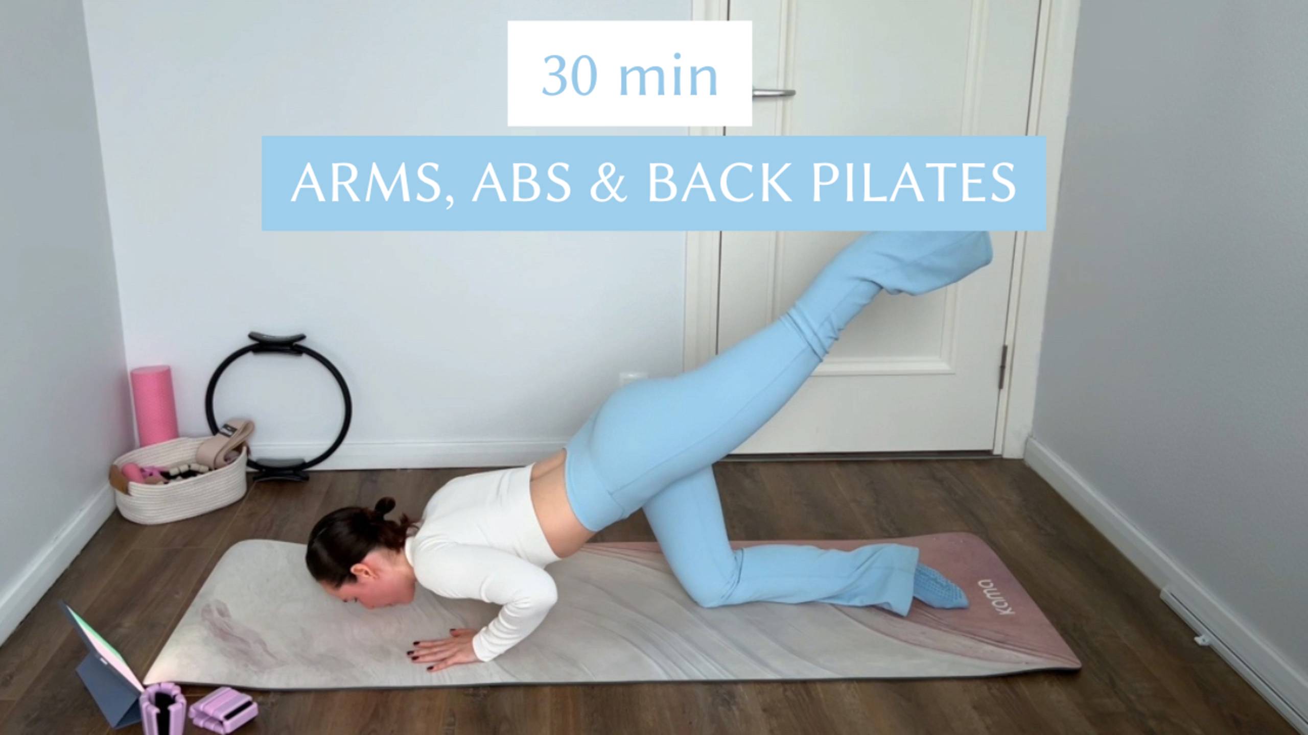 30 мин Пилатес для легкой и гибкой спины|Пилатес для подтянутых рук, красивой осанки