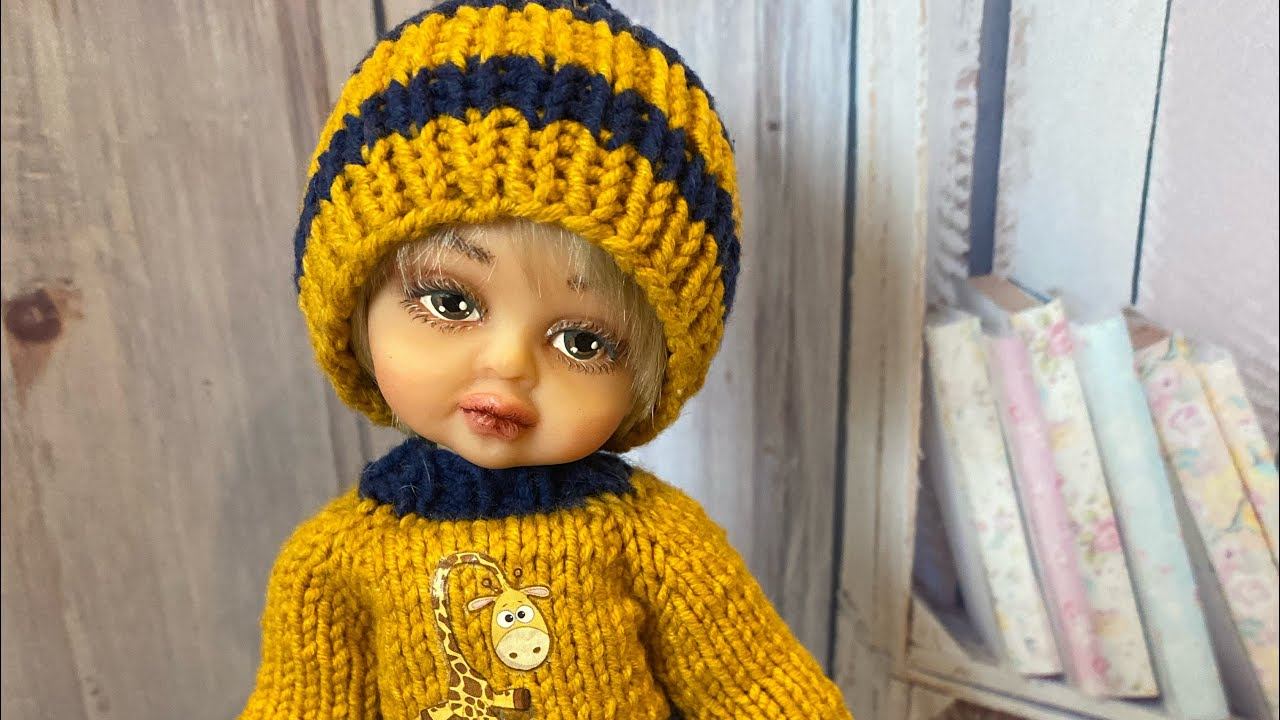 Авторская кукла малыш, ребенок.Review of my child's author's doll.