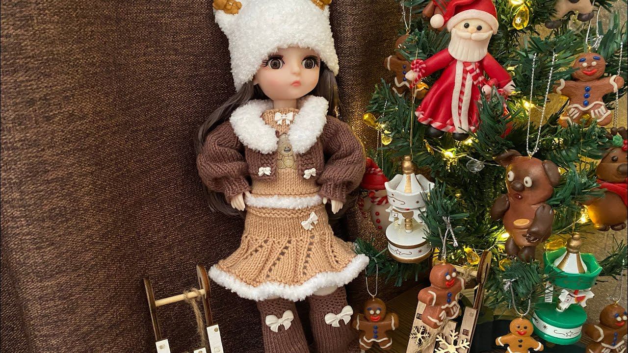 Образ в корейском стиле Новые вязаные вещи для кукол.