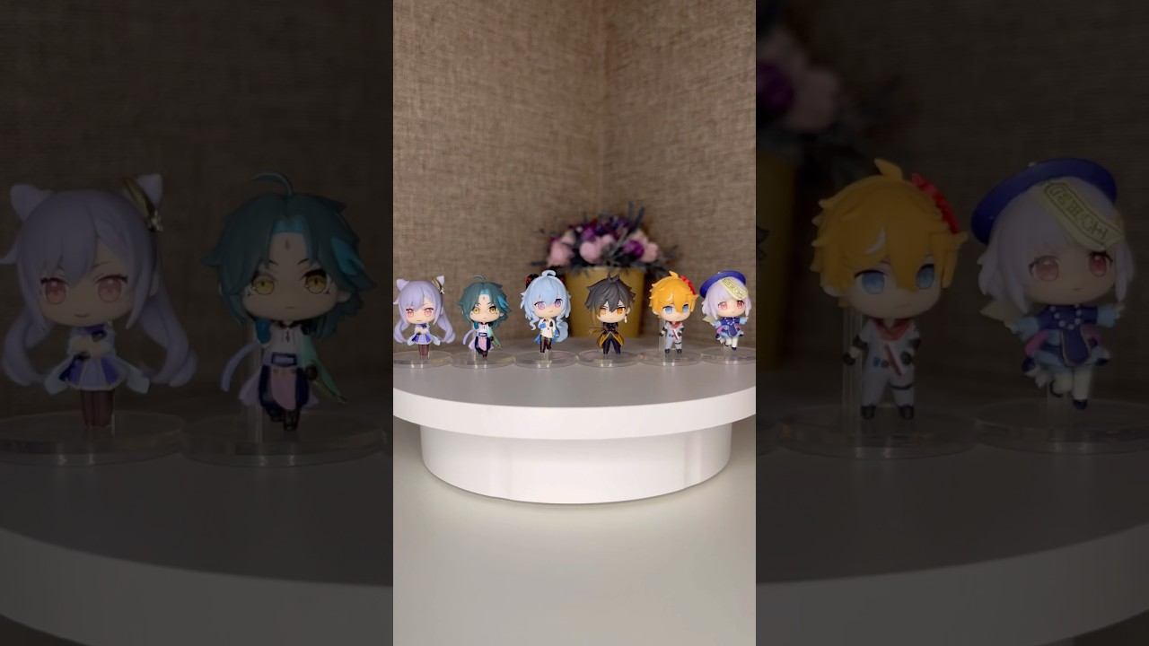 Genshin impact чиби герои набор из 6 героев номер 2  #гасяпон  #genshinimpact #гача  #аниме  #anime