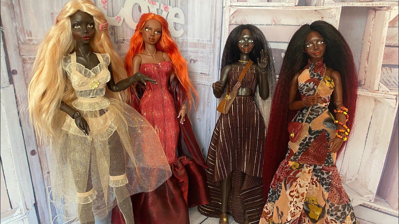 Авторская кукла БЖД. Мои африканочки♥️☀️Author's hinged dolls BJD
