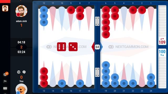 НУ ДИКО ВЕЗУЧИЙ ПОПАЛСЯ... | НАРДЫ ОНЛАЙН | BACKGAMMON |