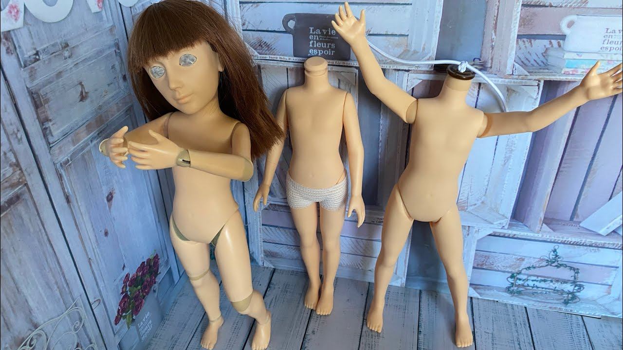 Первая пробная сборка шарнирной куклы. Тринити. Моя мастер модель. И готовое тело.