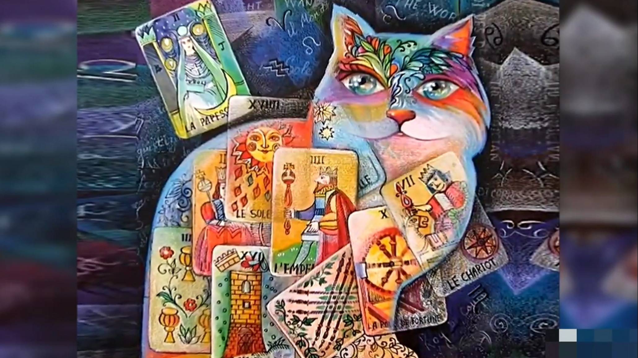 УЗОРЧАТЫЕ КОШКИ / Художница Oxana Zaika