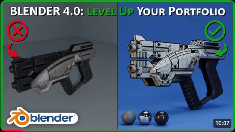 Blender 4 0 Создавайте потрясающие рендеры для Своего портфолио, как настоящий профессионал