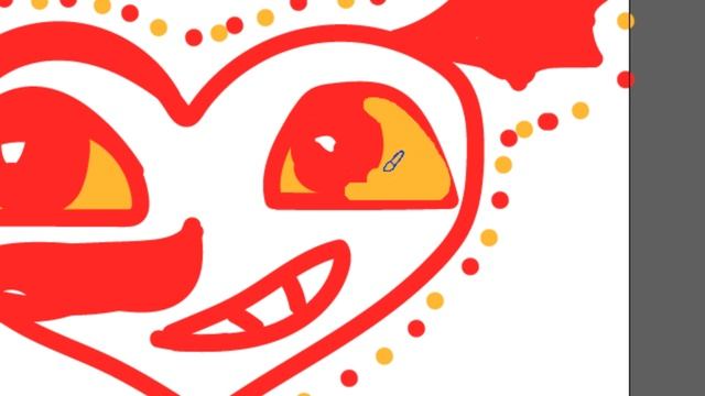 Рисуем эмоции в сердце часть 49