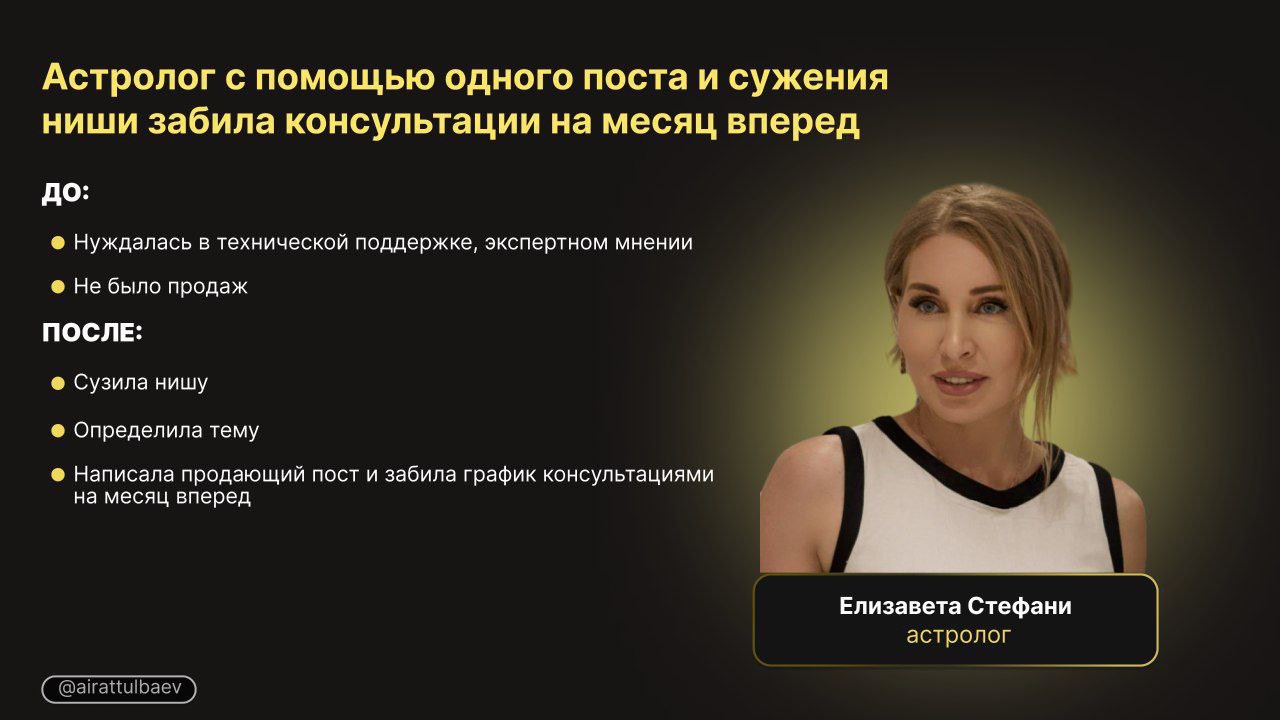 Кейс Астролог Елизавета