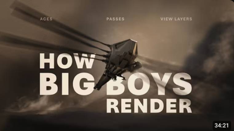 Рисуйте как профессионал в Blender (ACES, просмотр слоёв, проходы)