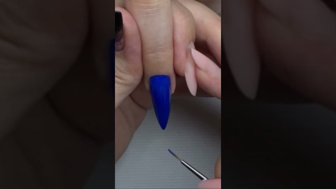 Наращивание 6 этап прокрас первый слой