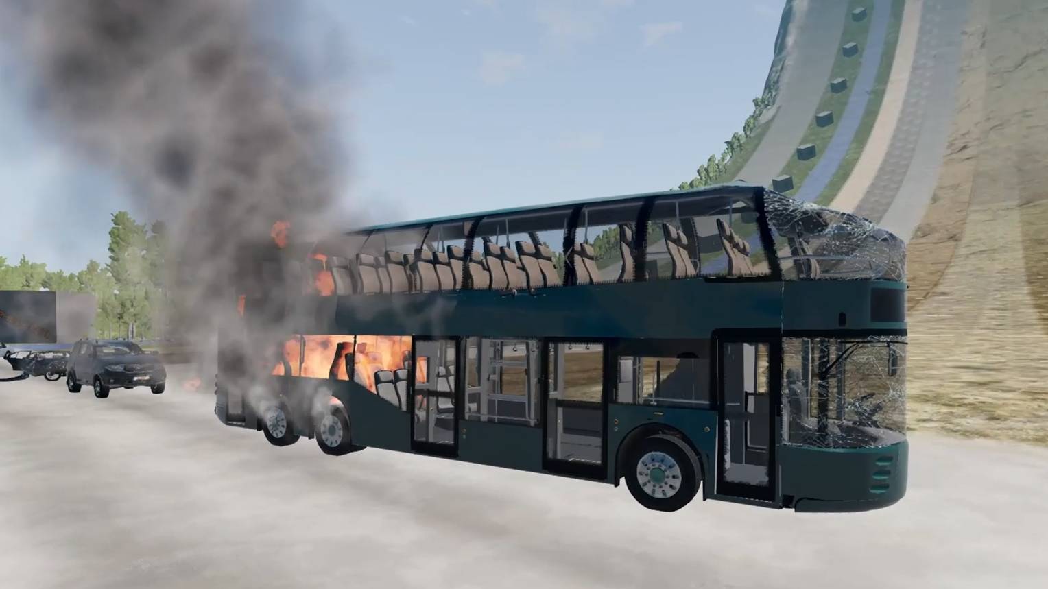 BeamNG Drive №3 |Полоса препятствий #2| Автобус,Aston martin,BMW,YAZ