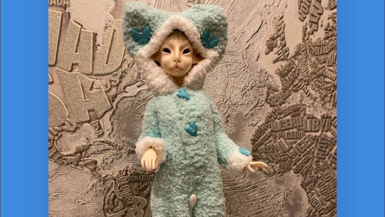 Перетяжка, сборка куклы БЖД и проклейка шарнироприемников.