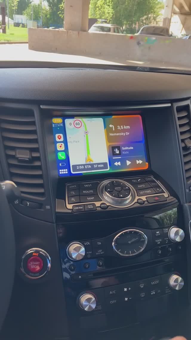Беспроводные CarPlay/AA для Infiniti FX37 / QX70 / QX60 /QX80 и др.