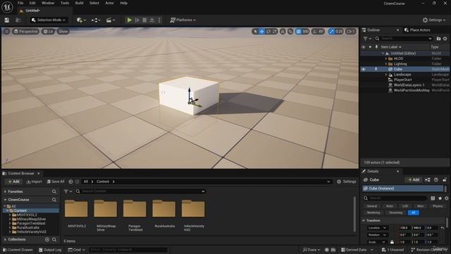 5 -UE5 navigation, hotkeys and fundamentals