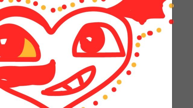 Рисуем эмоции в сердце часть 47