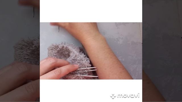 Красивая повязка на голову из пряжи Минк 😍