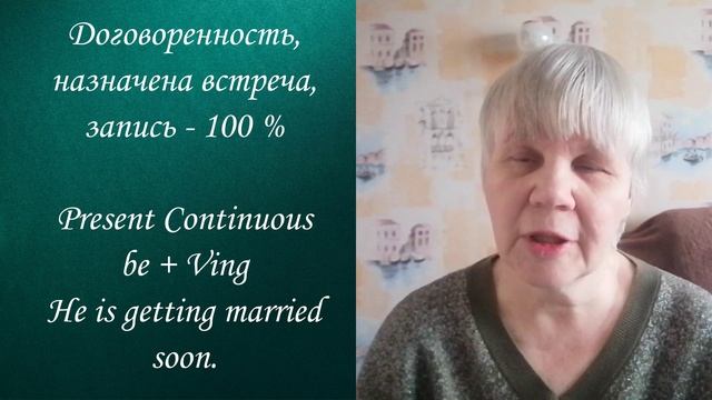 Запоминаем английский за 3 минуты: предсказания. Он вскоре женится.