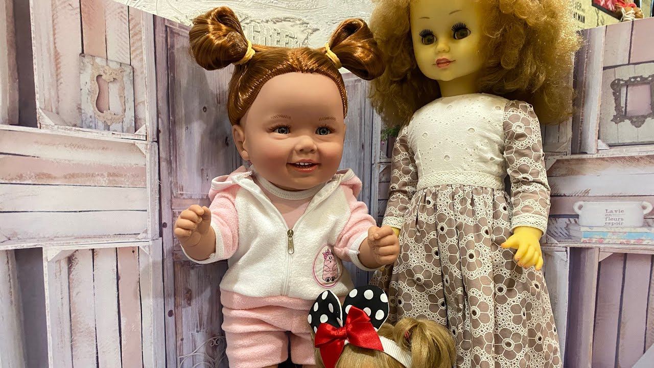 Обзор куклы Моноло Доллс 47 см. Сравнение с Ллоренс 42 см и советской куколкой 57 см