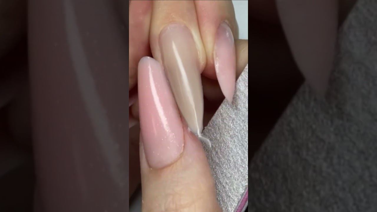 Наращивание 5 этап Опил геля