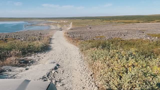 Север-2024. 12. Рыбачий, дорога к Черному пляжу