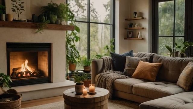 Шум и звуки дождя. Красивая фоновая музыка для расслабления, отдыха, учебы и медитаций перед сном