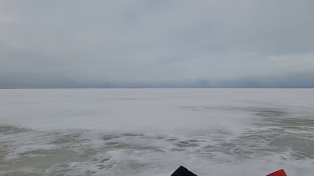 Ледовая остановка на Ладоге