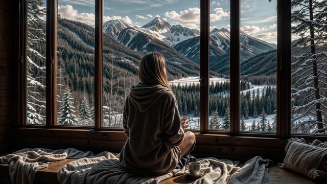 Lo-Fi спокойная фоновая музыка для учебы, работы 4К/ Slow Lo-Fi Ambience for working, studying