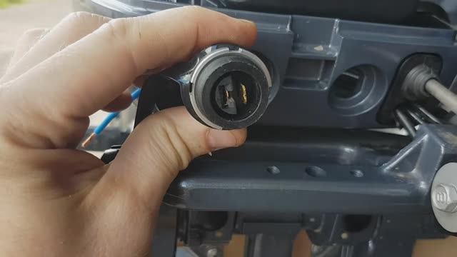 Штатная электрика на Yamaha GMHS 9.9