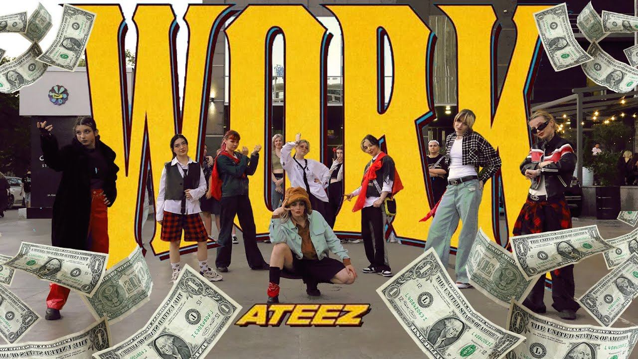 [K-POP IN PUBLIC | ONE TAKE] ATEEZ (에이티즈) - 'WORK' Dance Cover by PHOENIX | 4K кавер танец Феника