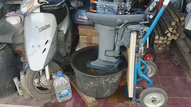 Тележка для лодочного мотора