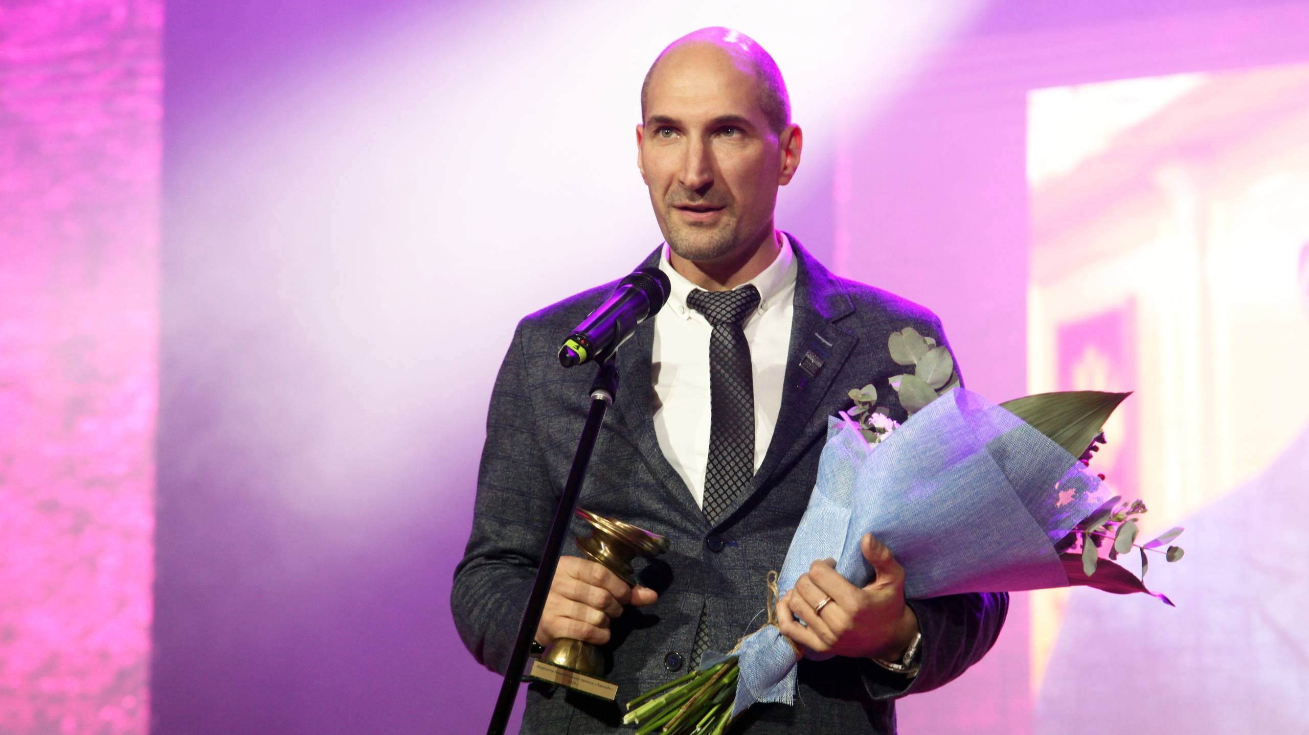 Вручение премии "Торнадо" 2024 Артемию Лазареву, 4 дан Тэн Шин Айкидо.