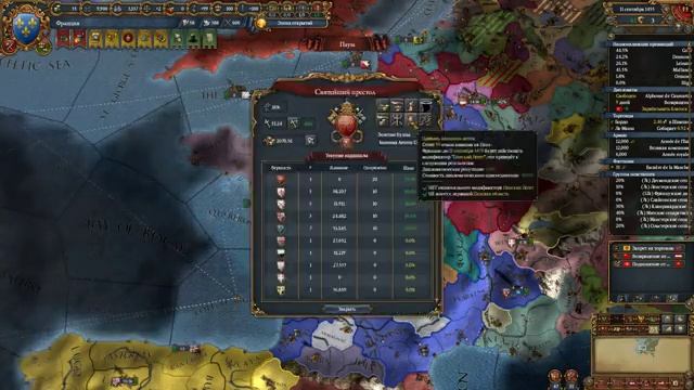 EU IV 1.33 Франция №3 - Завоевание Ирландии (Big Blue Blob)