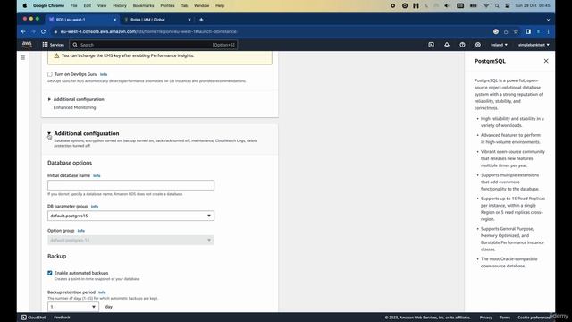 007 Grant AWS EKS cluster access to Postgres and Redis using security group
