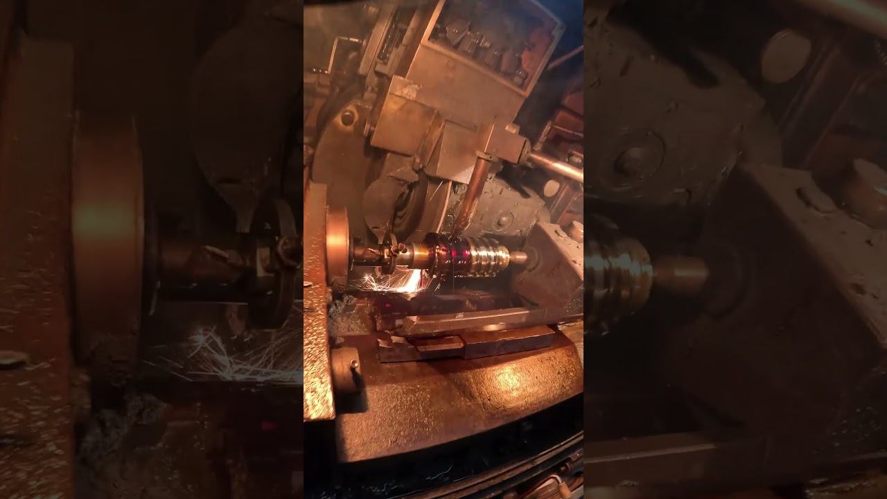 Шлифование червяка  #металлообработка
