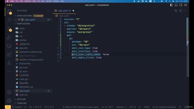 001 Upgrade and config sqlc with version 2 syntax
