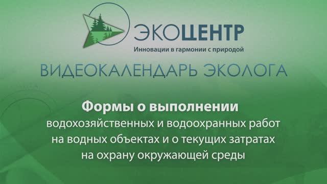 ОТЧЁТНОСТЬ ЭКОЛОГА: Сдаём формы 2-ОС и 4-ОС. #экология #отчетность #водопользование #затраты